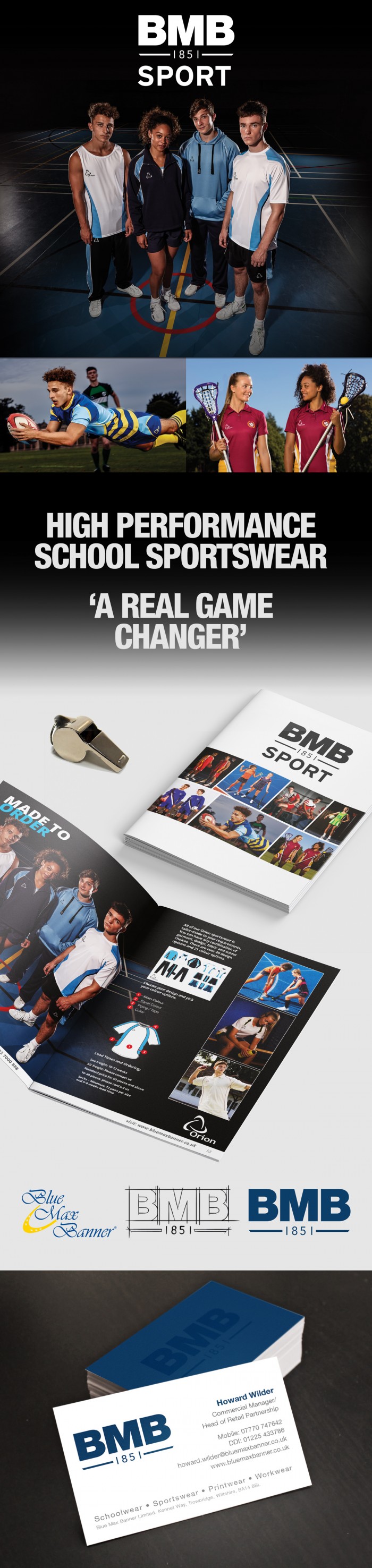 Blue Max Banner - Holla Creative